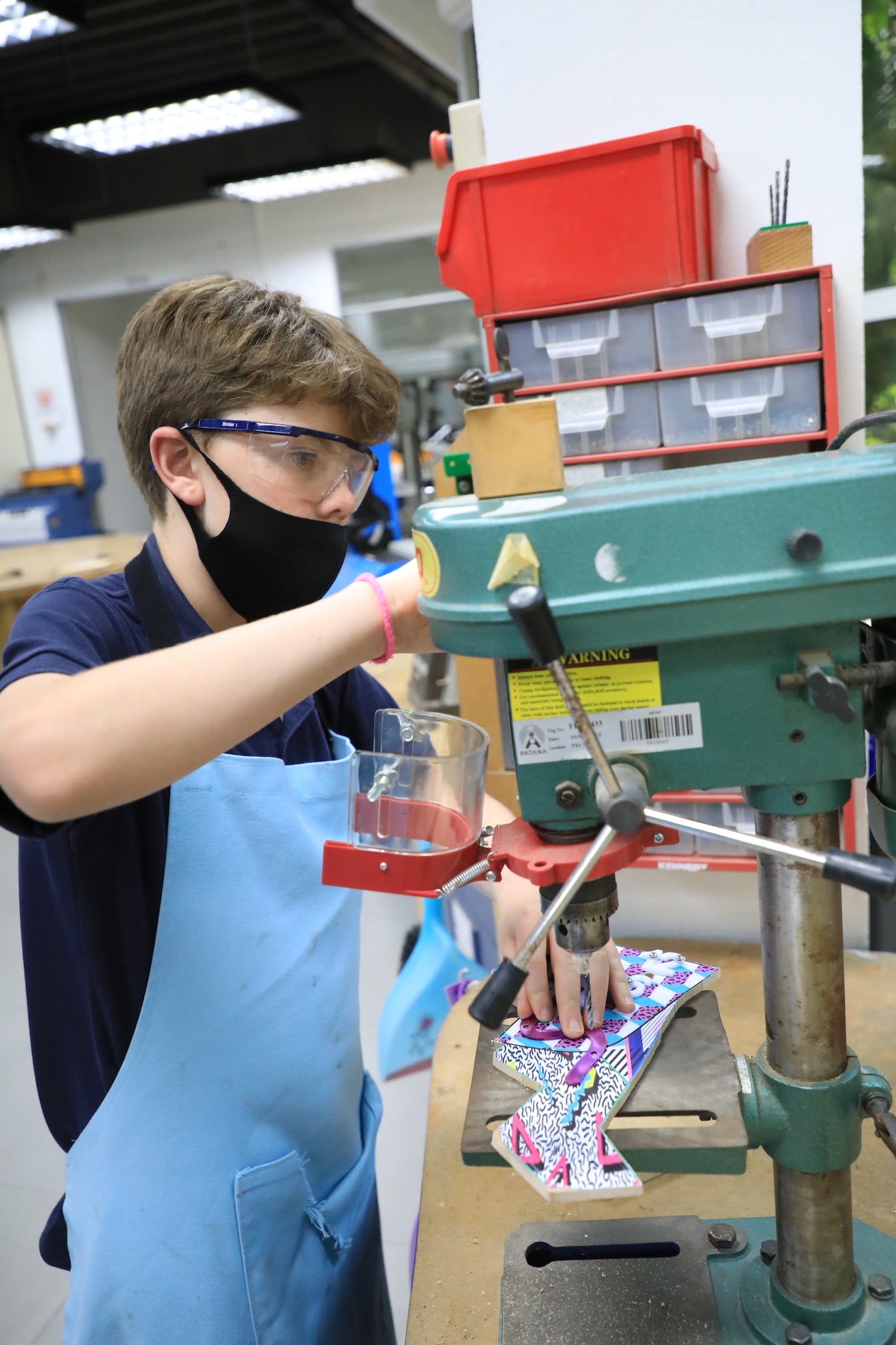 Creating Clocks in Year 7 D+T - Bangkok Patana School