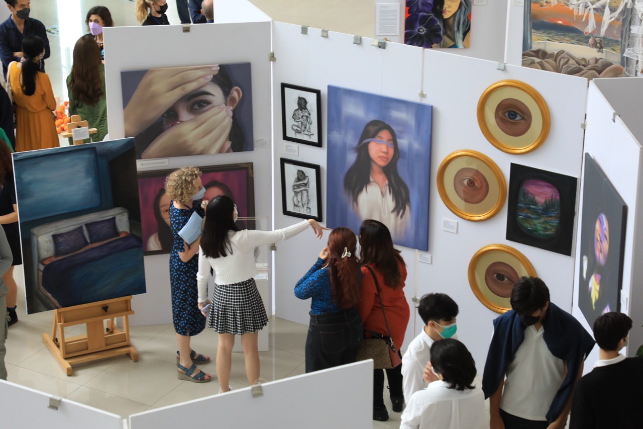 Opening of IB Visual Arts Exhibition - Bangkok Patana School
