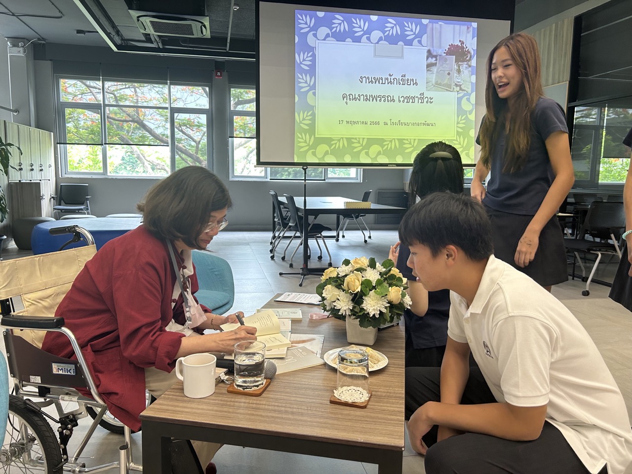 Visiting Thai Author in Year 10 - Bangkok Patana School